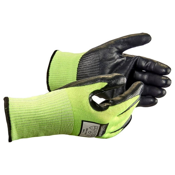 Cut Resistant Level A5 Work Gloves, Nitrile, Touchscreen, Medium, SAFEGEAR - Walmart.com