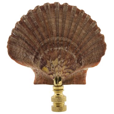 Silver Mouth Shell Finial 3"h - Walmart.com