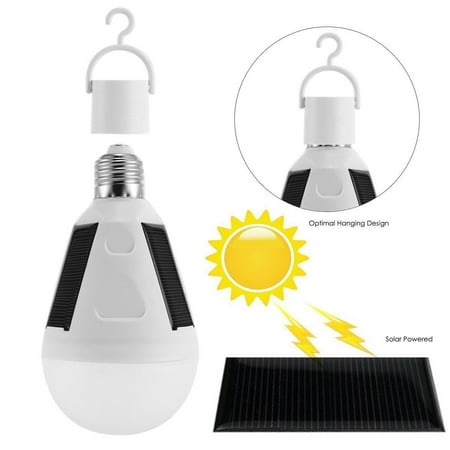 Solar Power Bulb Portable Led Bulb Light Charged Solar Energy Lamp ...