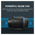 4"6'' Inline Ventilation Exhaust Fan Duct Fan For Heating Cooling ...