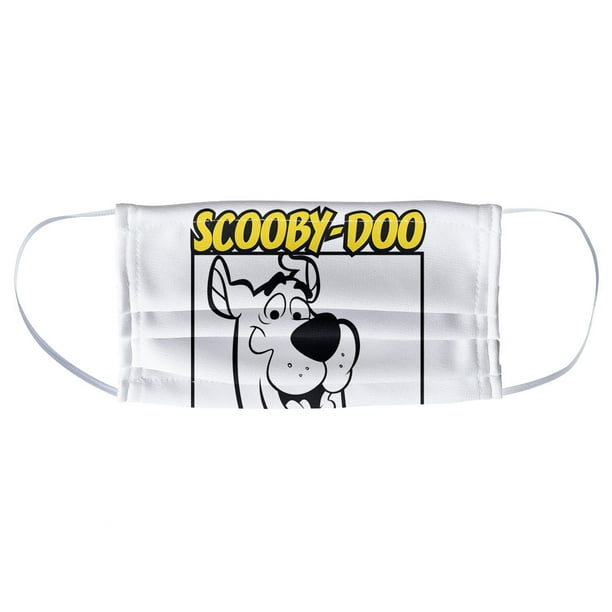 Popfunk Scooby Doo Scooby Square 1 Ply Reusable Face Mask Covering Unisex