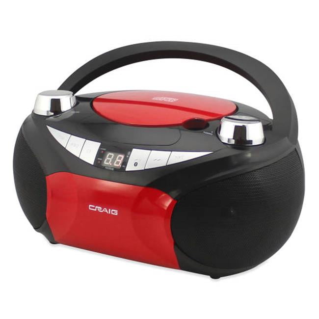 Craig Electronics CD6950 Craig Cd-am/fm Boombox 3.5 Aux In Red ...
