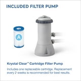 INTEX Quick Set 15ft x 42in Round Inflatable Above Ground Pool with ...