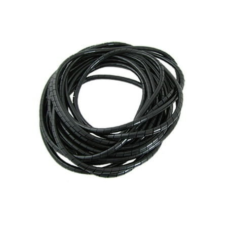 Electric Wire 9mm OD 10M Spiral Wrapping Bands Black | Walmart Canada