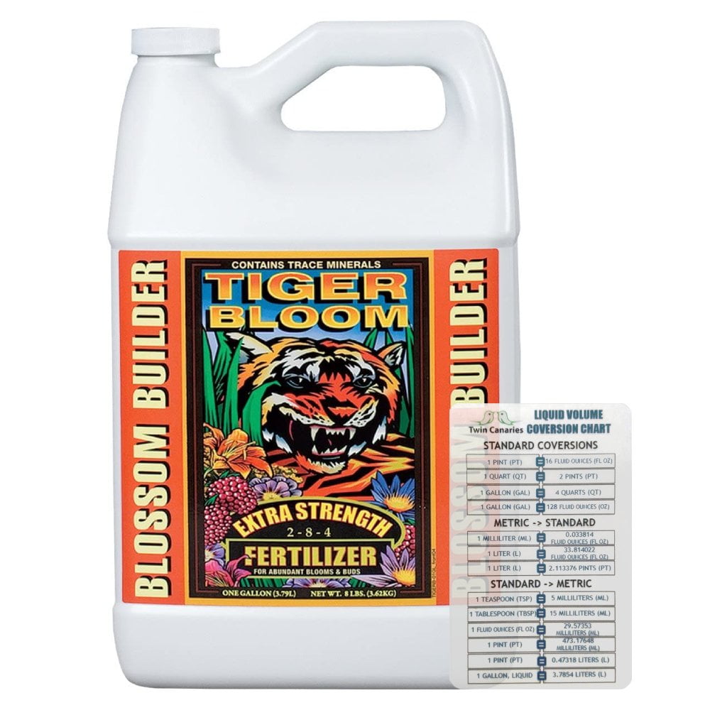 FoxFarm Tiger Bloom Liquid Concentrate Fertilizer - 1 Gallon Bottle ...