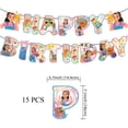 126 Pcs Ms Birthday Party Decoration Rachel Set Banners ,Tablecloth ...