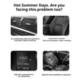 Agiufgs Car Seat Fan USB, 3 Adjustable Speeds 360-Degree Rotating ...