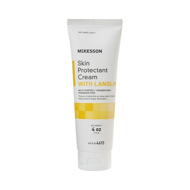 McKesson Skin Protectant Cream with Lanolin, Unscented Moisture Barrier ...
