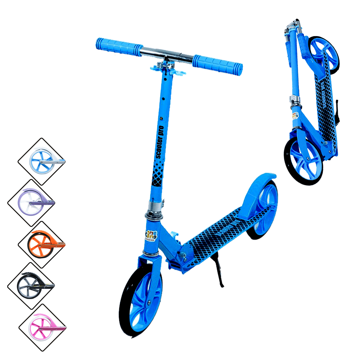 Scooter Patin del Diablo Plegable y Ajustable Para Jovenes y Adultos ...