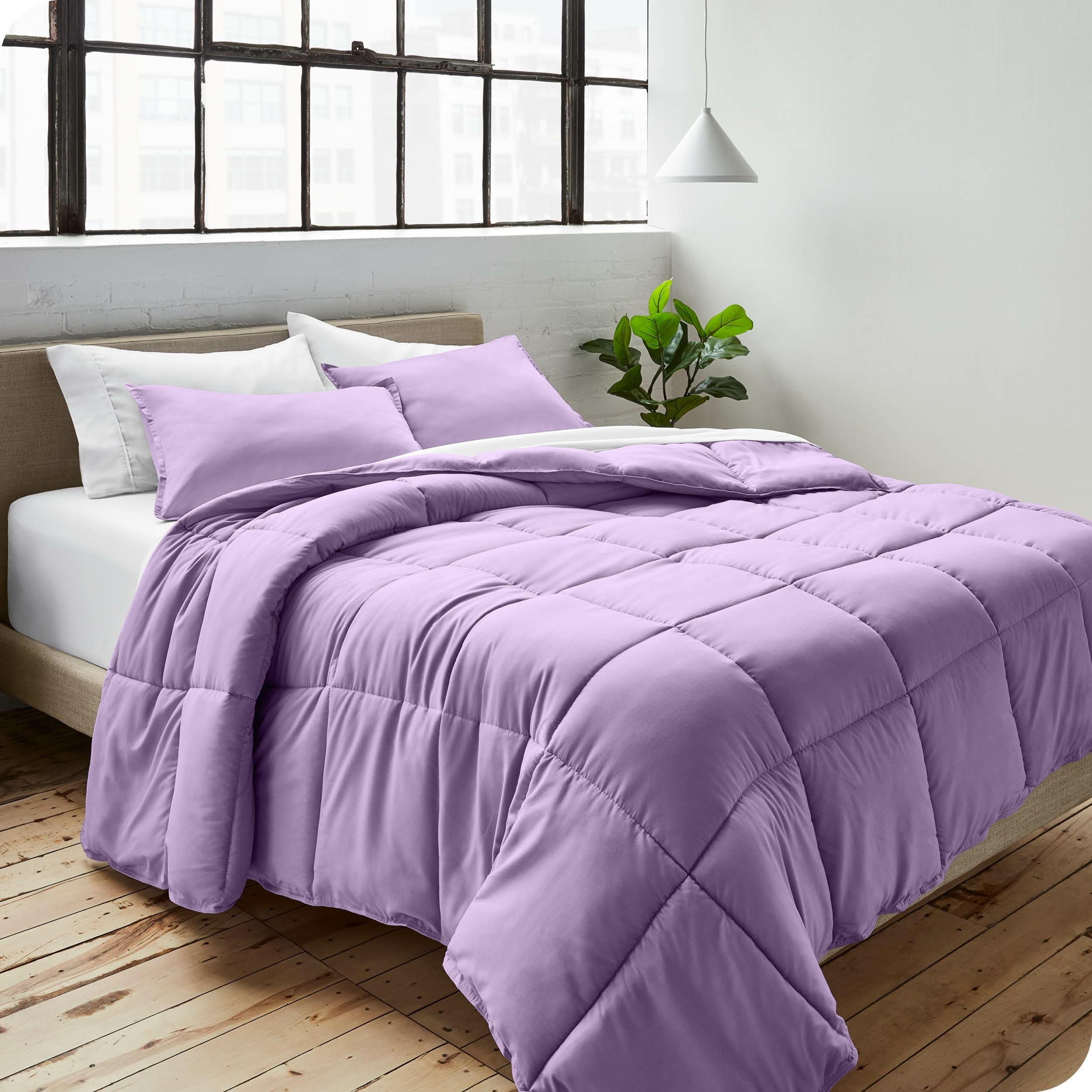Juego de Edredón Alternativo de Plumón Bare Home 3 Piezas para Todas ...