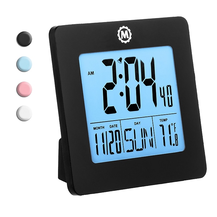 Marathon Digital Alarm Clock Black CL030050BK Walmart Marathon Digital Alarm Clock Black CL030050BK Walmart