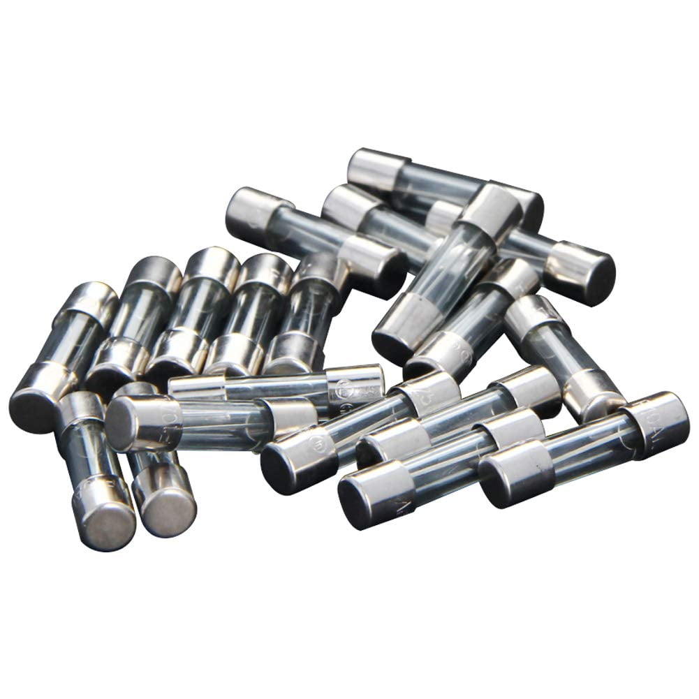30pcs 250V 10A Fast Blow Tube Fuse Glass Tube Fuses 5x20mm - Walmart.com