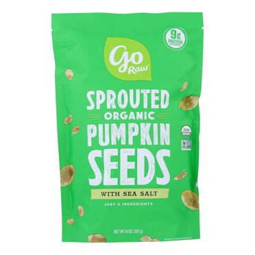 Go Raw Sprouted Pumpkin Seeds, 16 oz, (Pack of 6) - Walmart.com