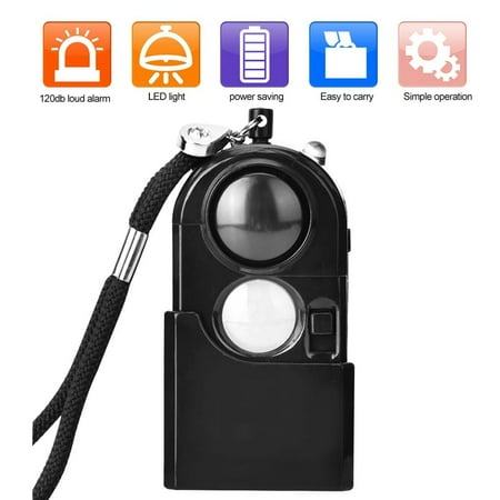 120dB Personal Alarm Security Alarm Girls Self Protection Anti-Wolf ...