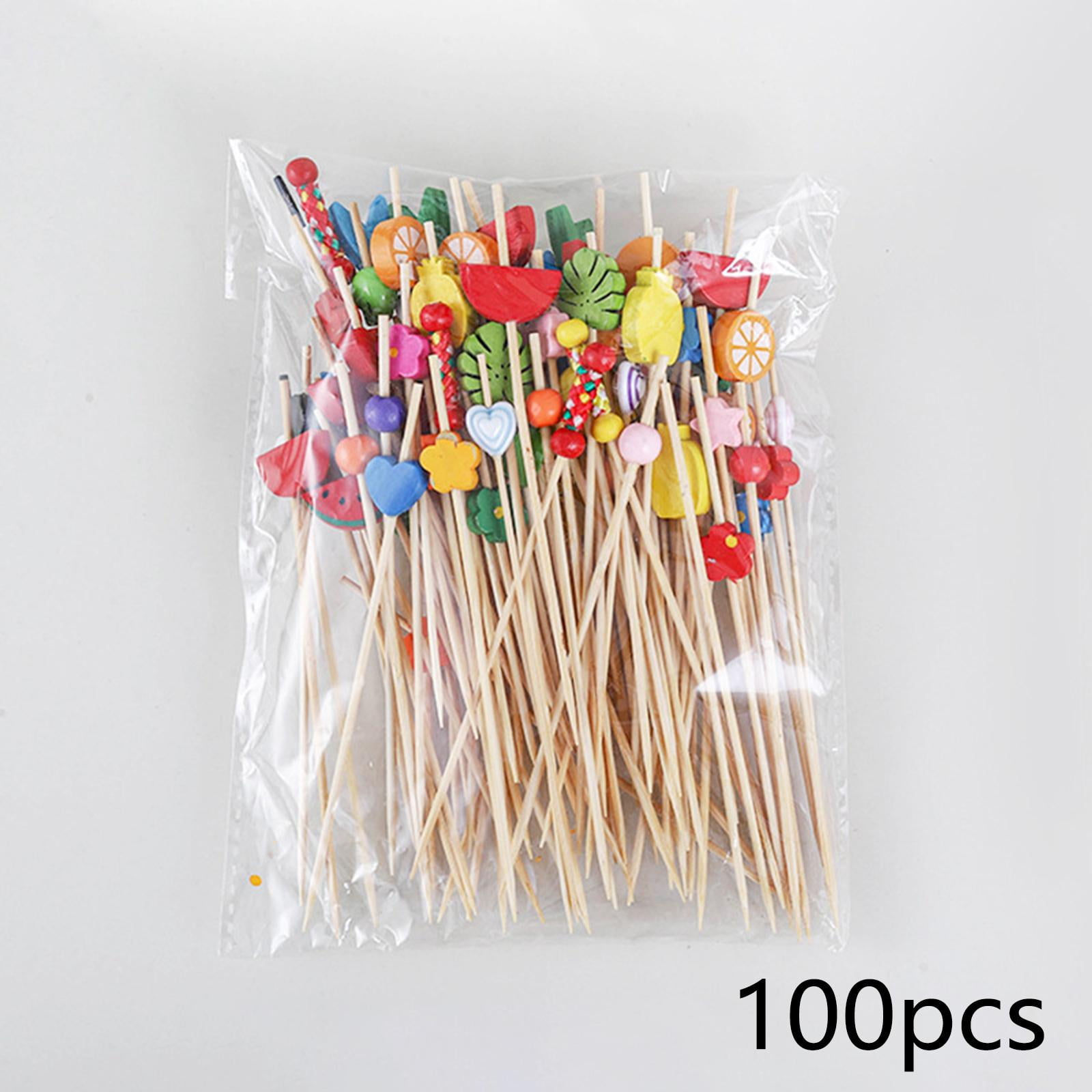Click here for Elodie 100 Pieces Bamboo Sticks For Food Food Pick... prices