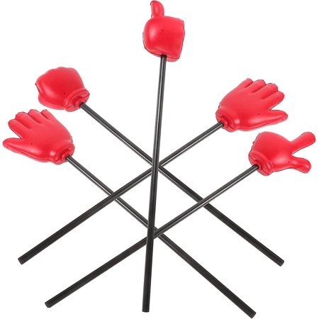 5 Piecesrandom Styleparty Gesture Stick Puzzle Toys Children's Toys ...