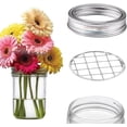 15Pcs Tinplate Frog Lid Insert with Square Grids Flower Arranging ...