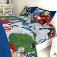 Marvel Avengers Full Bed Set, Twin Size, 5 Pieces, Superhero Comforter ...