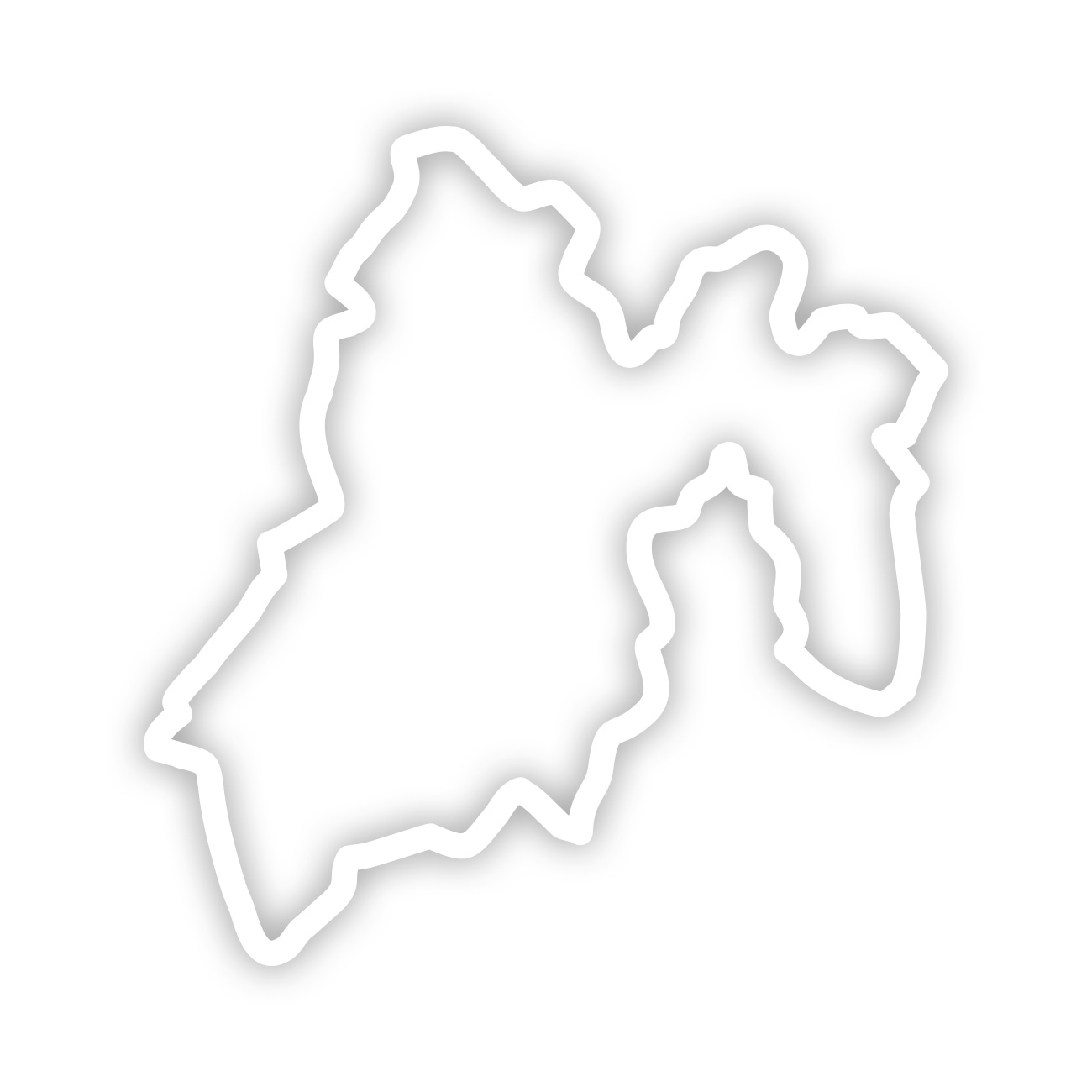 State of Mexico State Shaped Sticker Decal Die Cut - Self Adhesive ...