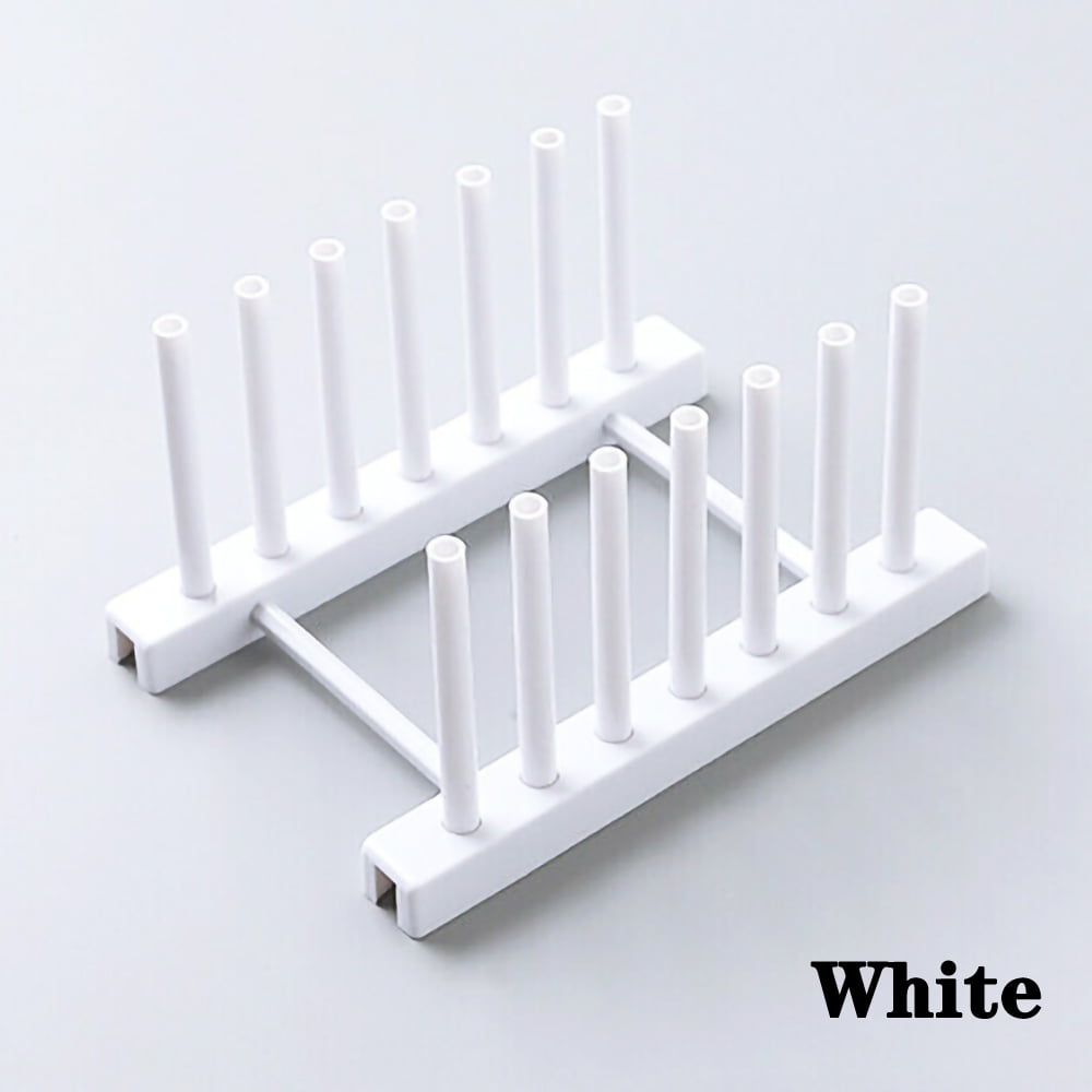Plastic Plate Rack Pot Lid Holder Drying Storage Stander Kitchen ...