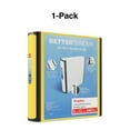 Staples Better Yellow 2-Inch 3-Ring View Binder for Documents with High ...