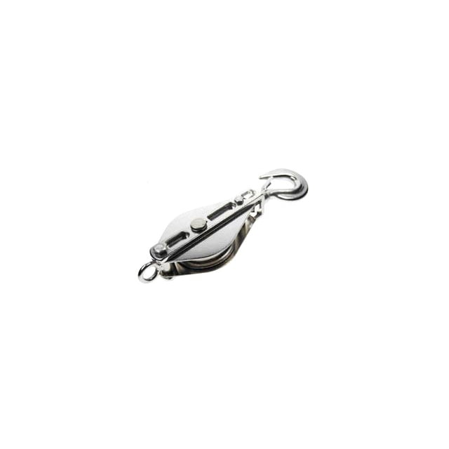 Single Swivel Block w/ Hook & Brass Bushing T304 SS 1/2" x 3" - Walmart.com