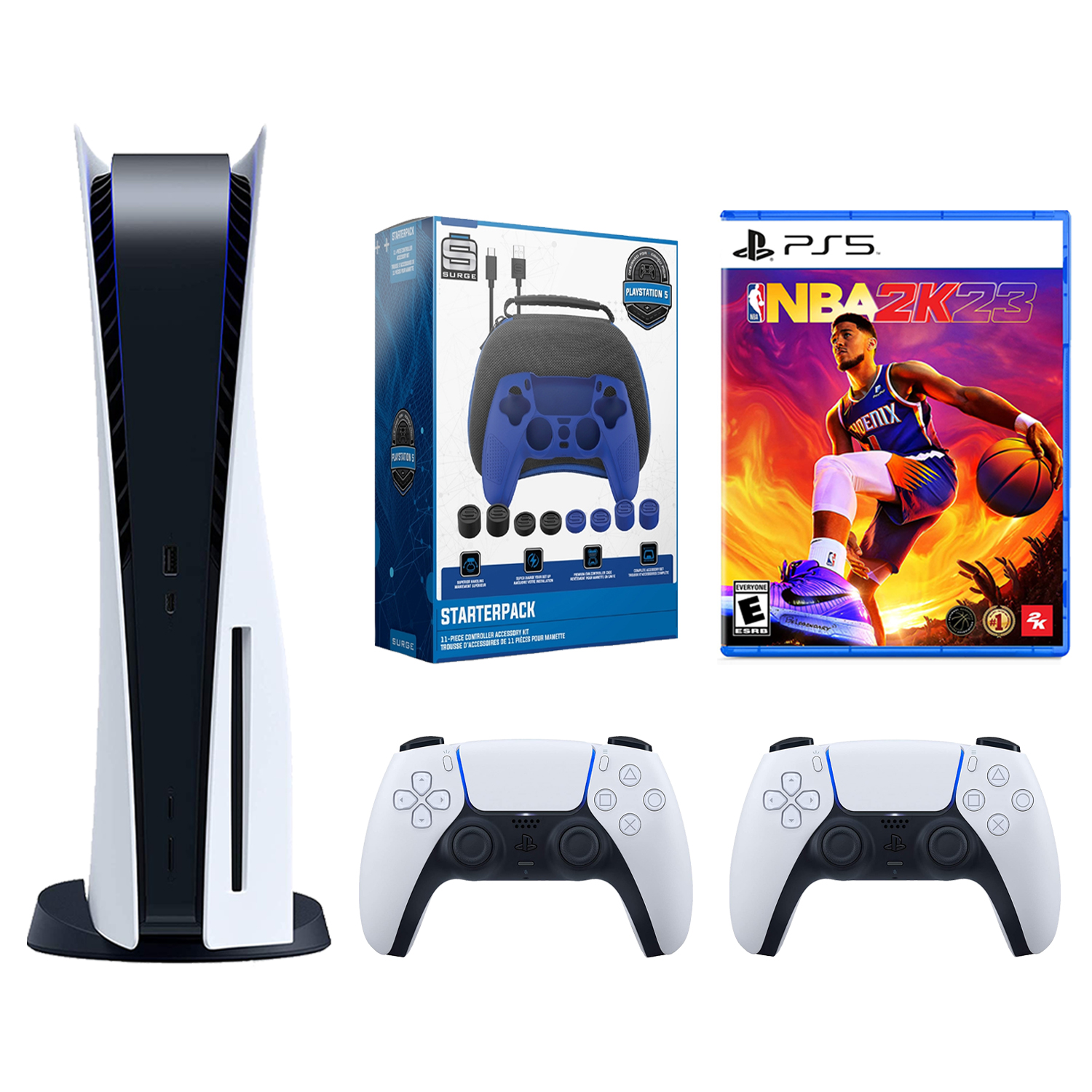 Sony Playstation 5 Disc with NBA 2K23, Extra Controller and Gamer ...