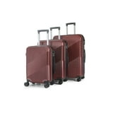 Aida ABS Hard shell Lightweight 360 Dual Spinning Wheels Combo Lock 28 ...