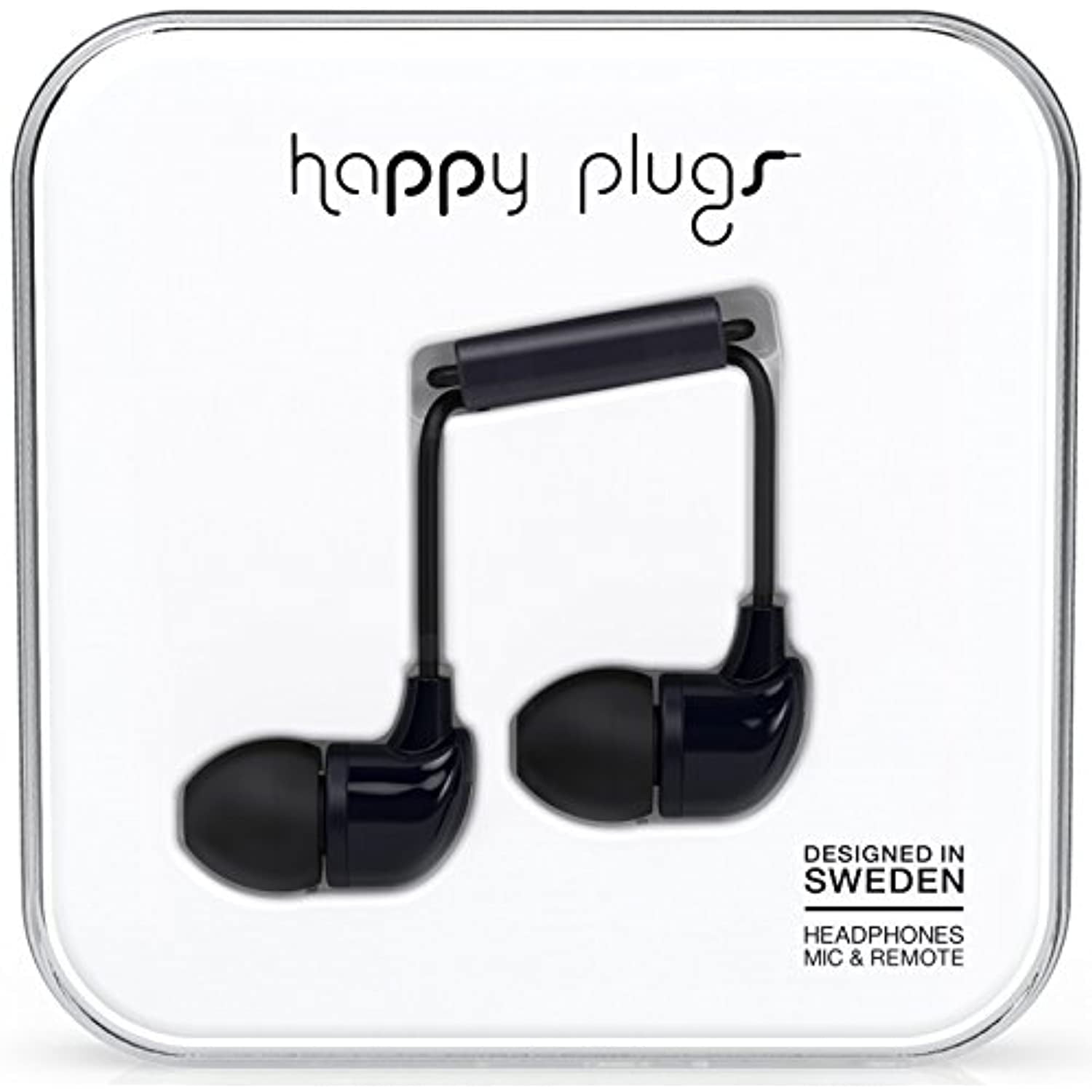 Click here for Happy Plugs In-Ear Earphones Black 7720 [ft102725] prices