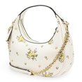 Coach Women's Carmen Mini Crossbody Bag with Floral Print (Chalk Multi ...