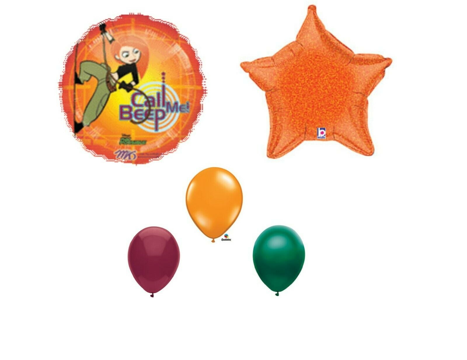 Kim Possible Birthday Party Balloons Decorations Supplies Disney Beep ...
