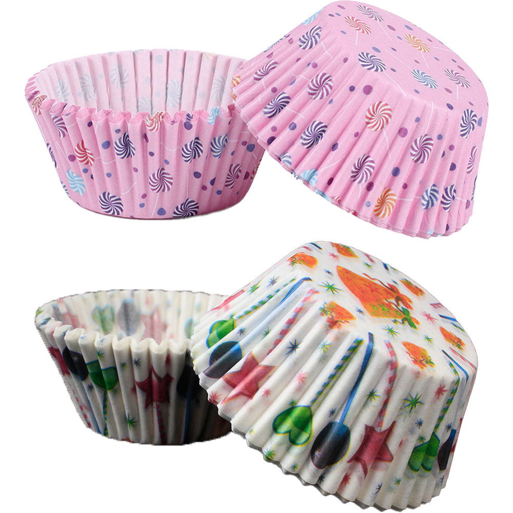 Cupcake Liners Greaseproof Paper Baking Cups 200-Count - Walmart.com