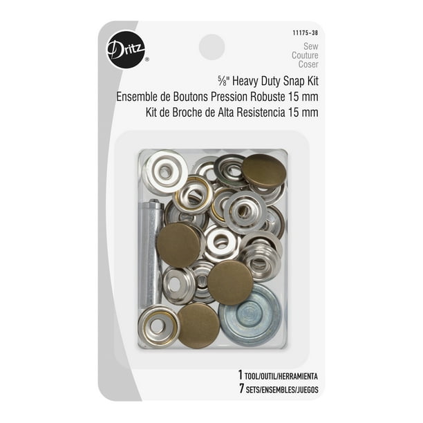 Dritz Heavy Duty Snap Kit, 7 Count - Walmart.com