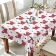 60x90in Square Printed Tablecloth Easy-Care Decorative Table Cloth for ...