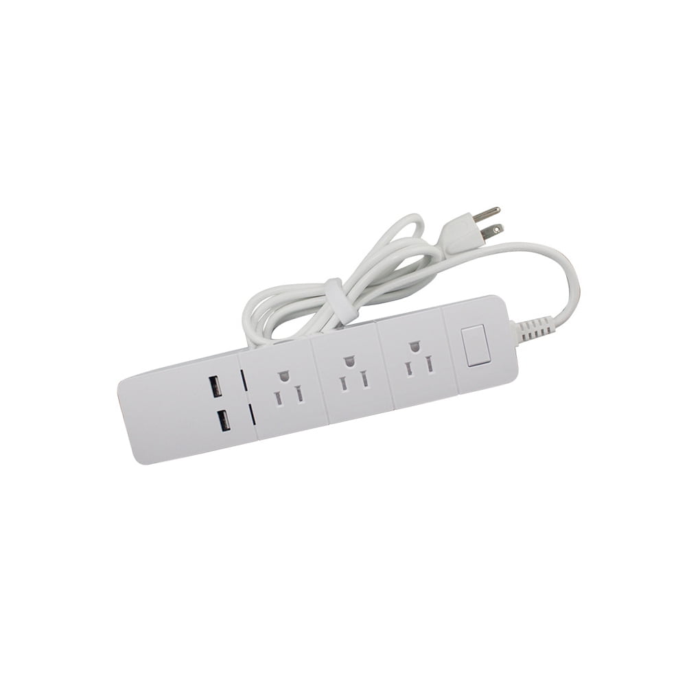 Thinsont Home Office Hotel Remote Control Power Strip with USB Ports ...