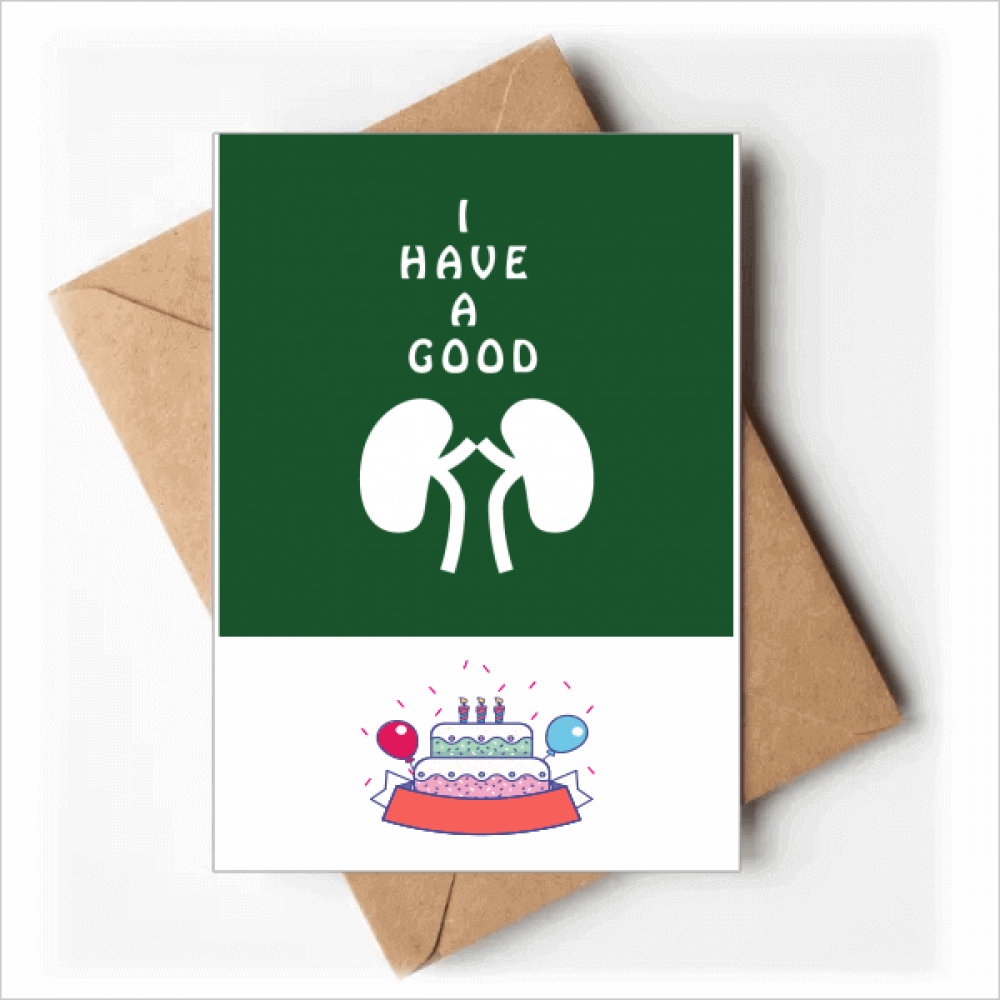 Buen riñón cuerpo Medical Tarjetas de cumpleaños en sobres en blanco | Walmart en línea