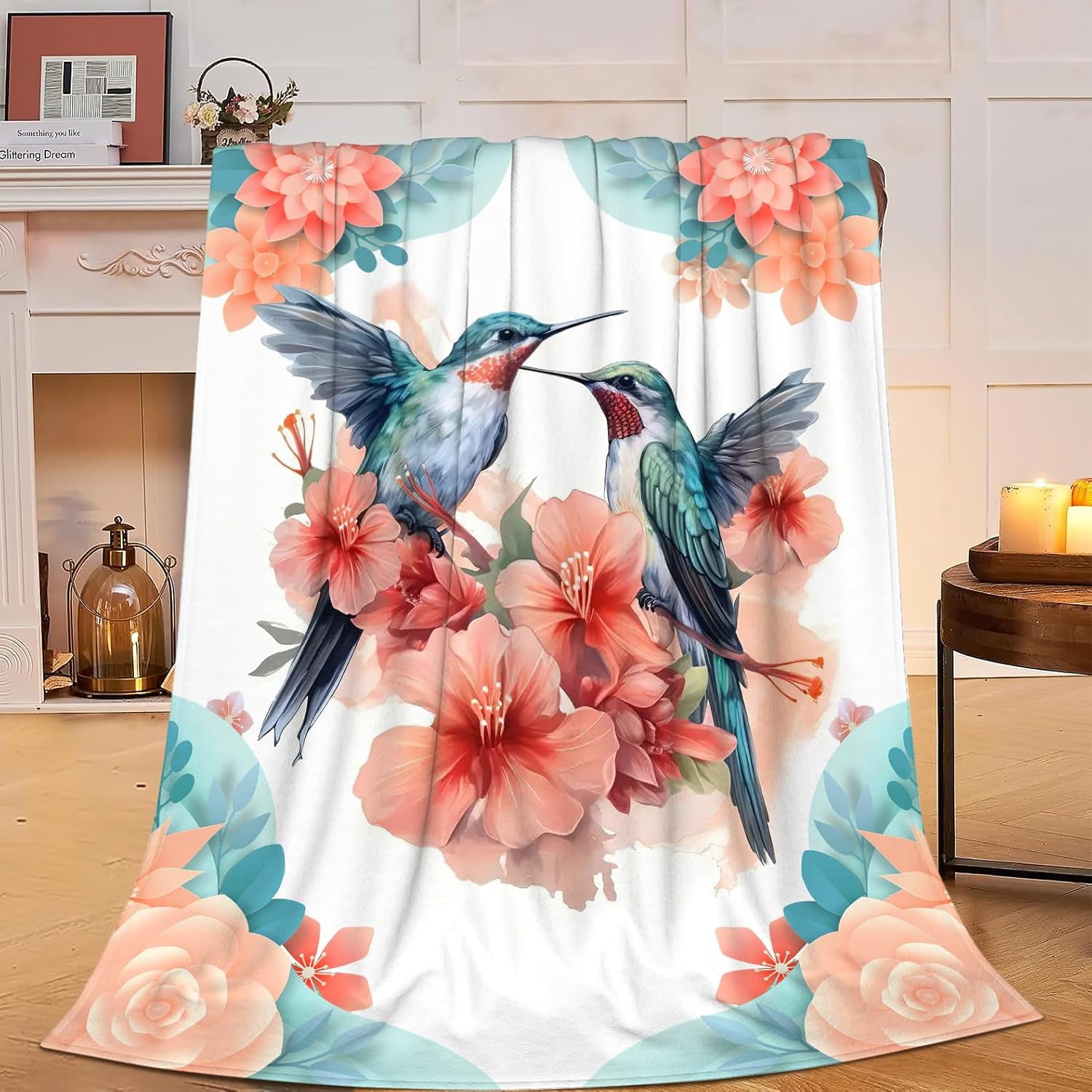 Click here for Goodthings Hummingbird Blanket Soft Cozy Bird Plus... prices