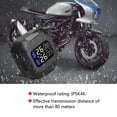 UsilkU Motorcycle Wireless TPMS Sensor Tire Pressure Monitor System ...