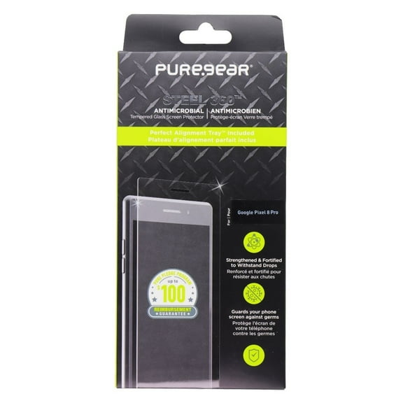 PureGear Steel 360 Series Screen Protector for Google Pixel 8a ...