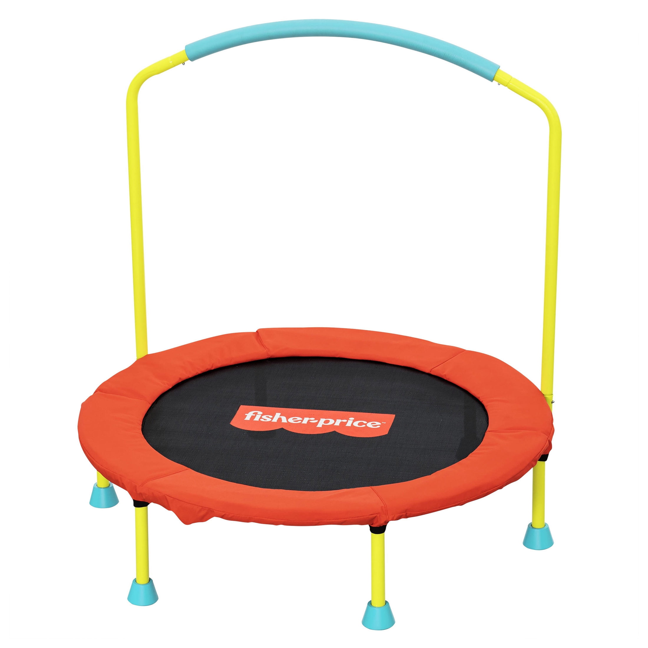 Open Box Fisher-Price WonderJump 36" Round Indoor Mini Trampoline ...
