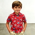 Shirts Casual Boy Western Cow Prin Long Sleeve Button Down Beach ...
