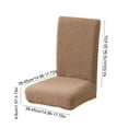 BiFandian Winter Chair Covers, Thickened Fleece Dining Chair Slipcovers ...