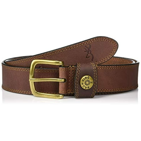 Browning Mens Rugged Belts Leather Slug, Brown, No Camo, 36 | Walmart ...