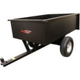 Precision 17-Cubic Foot Steel Trailing Dump Cart - Walmart.com