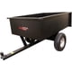 Precision 17-Cubic Foot Steel Trailing Dump Cart - Walmart.com