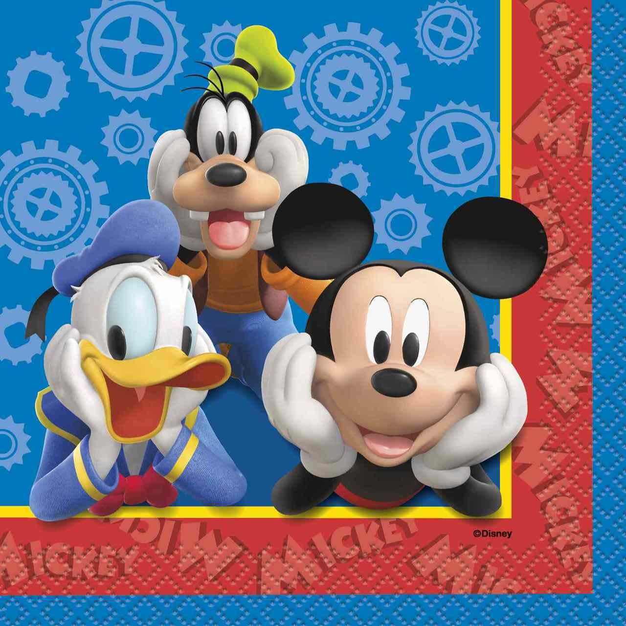 Mickey Mouse Clubhouse Beverage Napkins [16 Per Pack] - Walmart.com ...