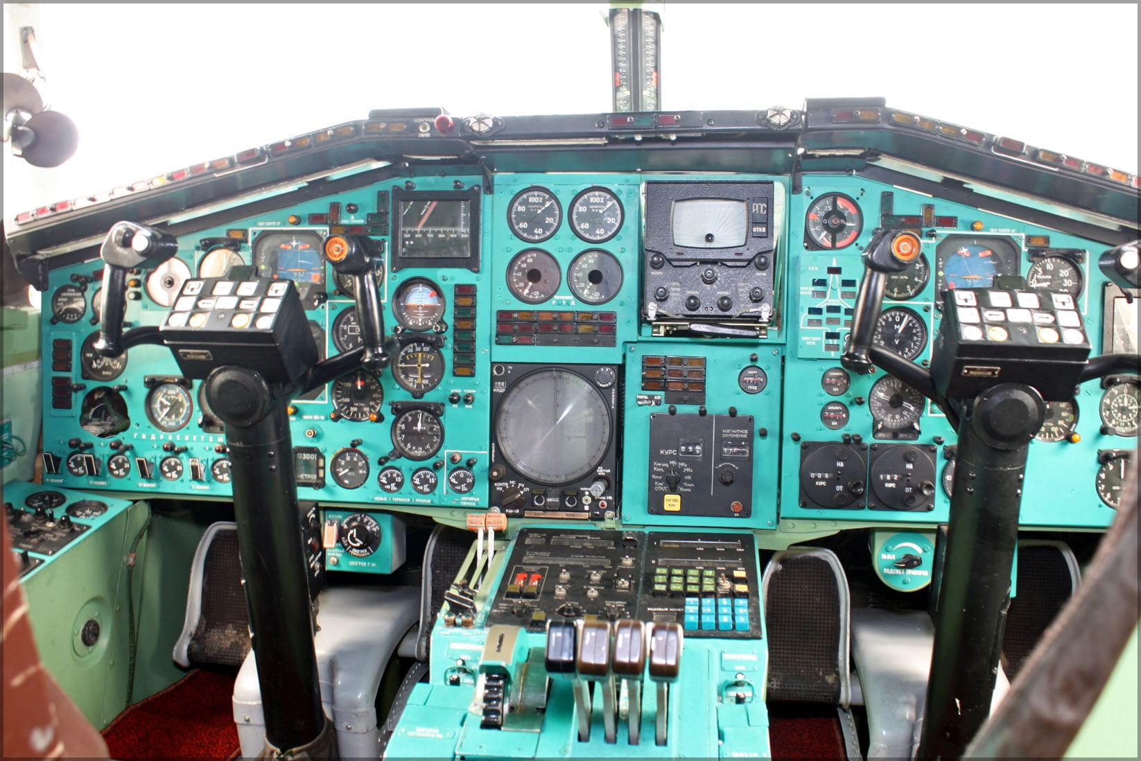 24"x36" Gallery Poster, Tupolev Ty-144 cockpit - Walmart.com