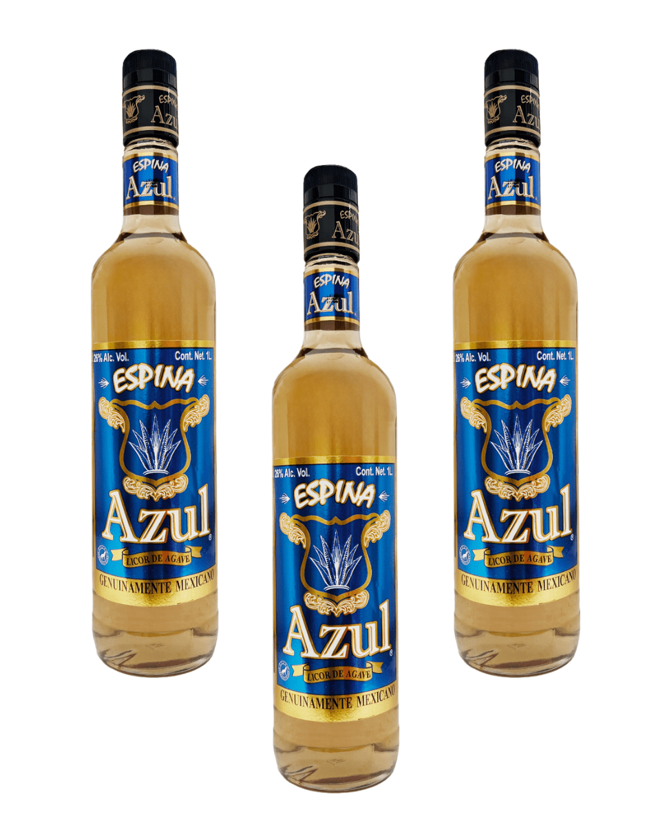 Tripack Licor de Agave Espina Azul Clásico Joven 1000 Ml Espina Azul ...