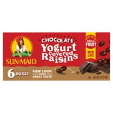 Great Value Chocolate Flavored Cocoa Yogurt Raisins, 1 Oz, 6 Count ...