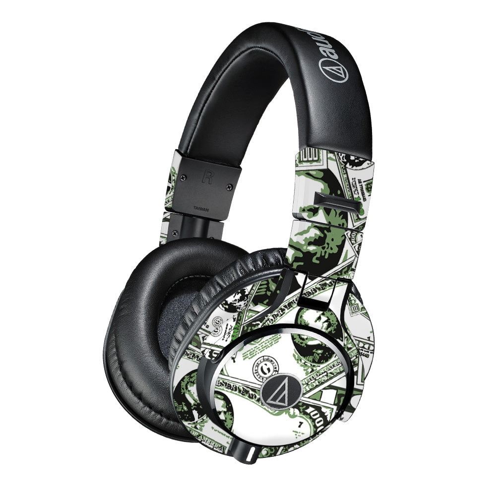 Skin Decal Wrap Compatible With Audio-Technica ATH-M40x Headphones ...
